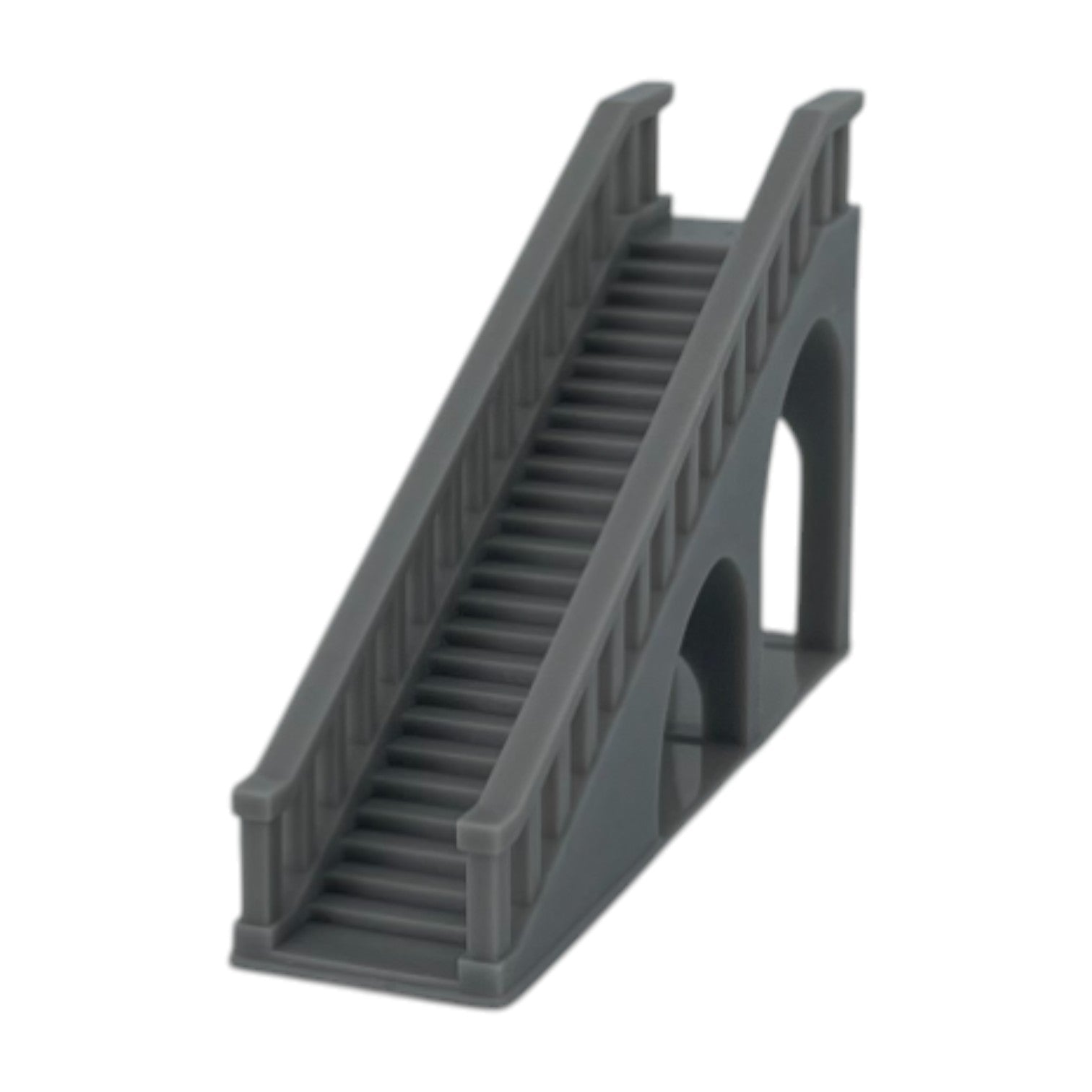 Outdoor Stairs / Escalator - HO Scale 1:87 - Gray | Model Scenery World