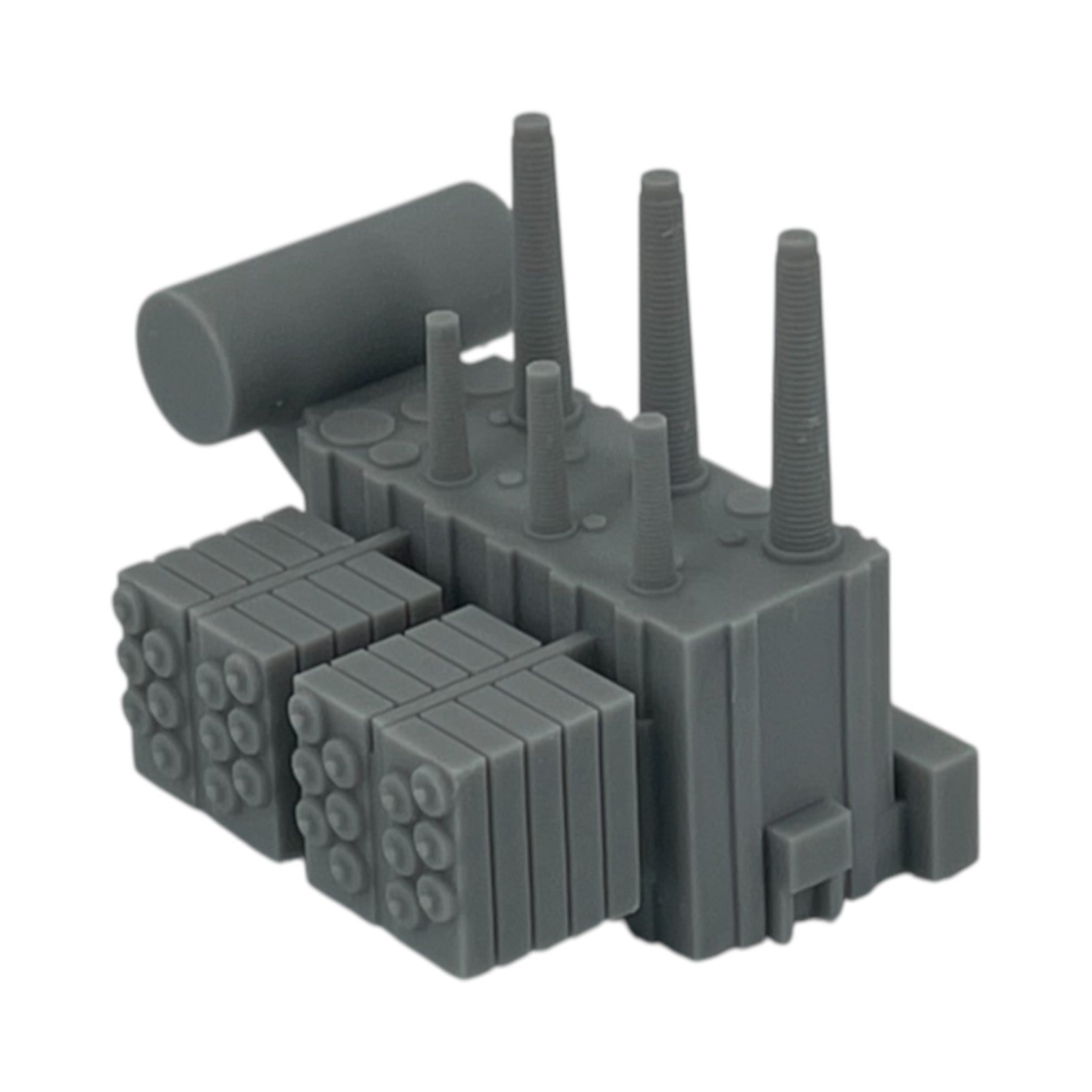 Electric Transformer - N Scale 1:160 - Gray | Model Scenery World