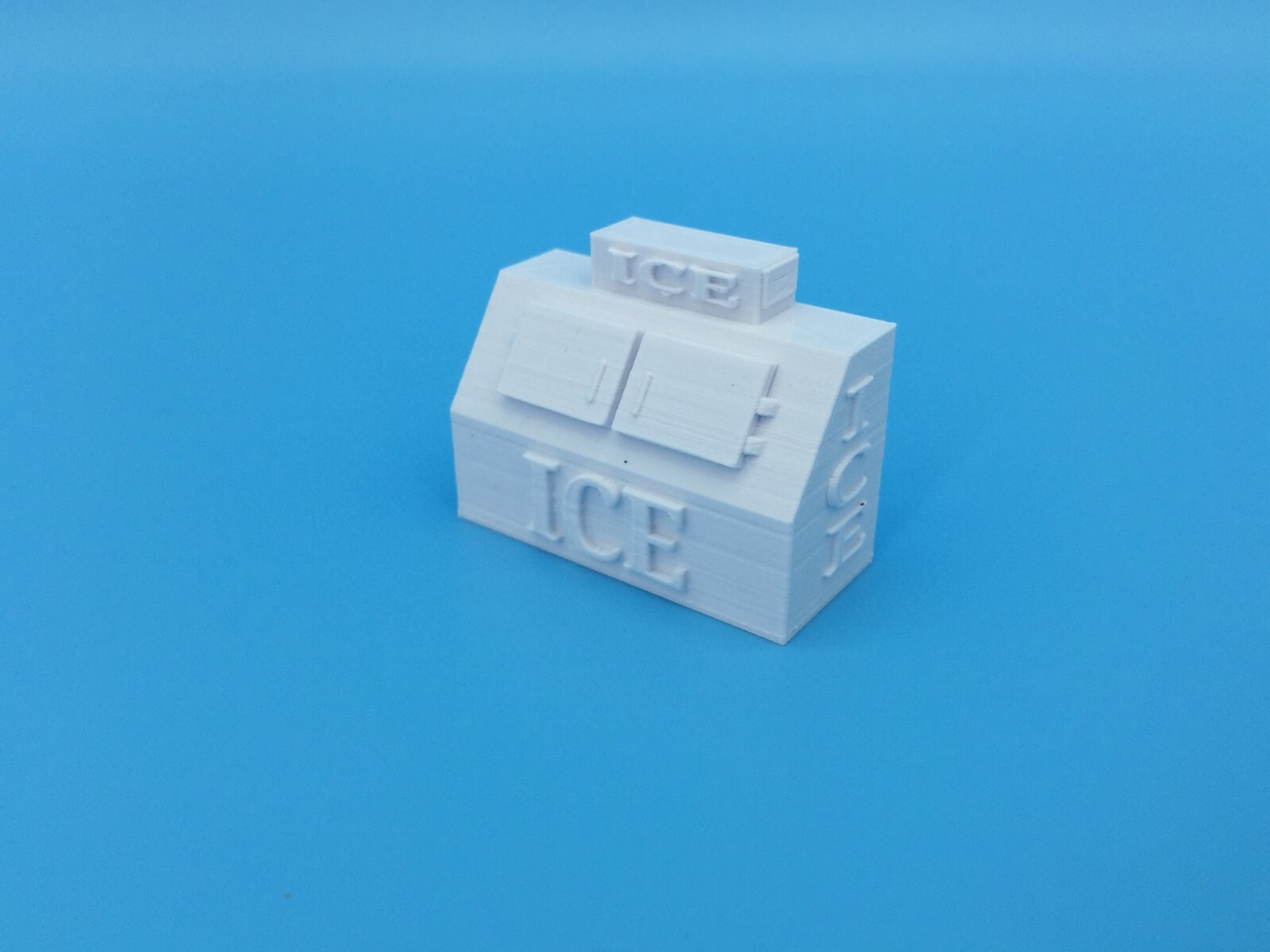 RETAIL ICE BOX ~ ICE COOLER MACHINE - O Scale 1:48 - LEER POLAR Bag ...