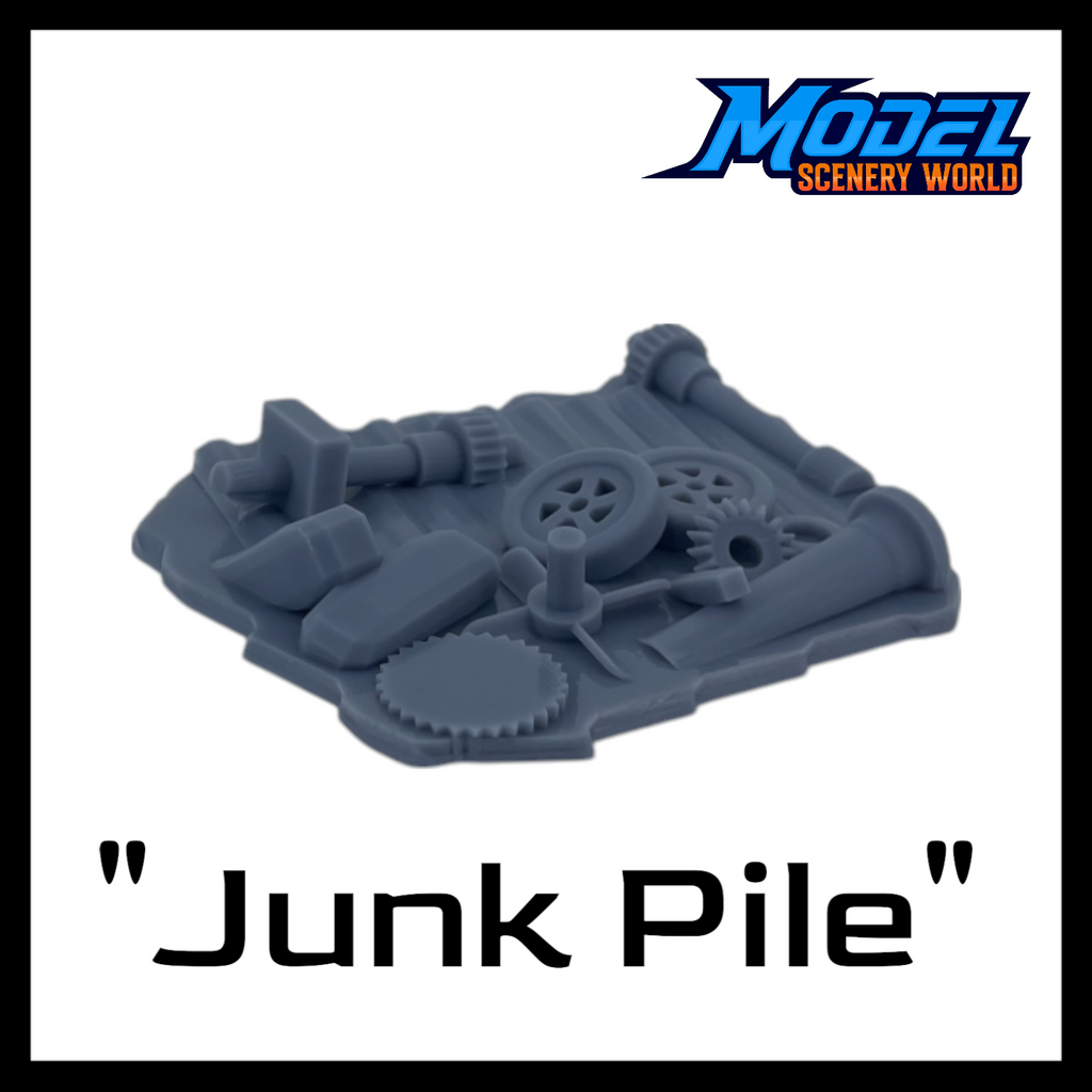 Industrial Junk Pile - HO Scale - Gray | Model Scenery World