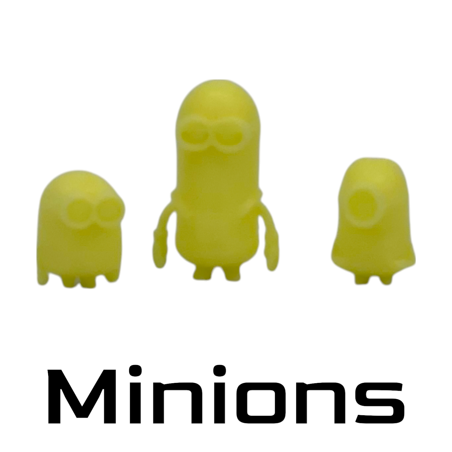 Minions (3pk) - 1G Scale - 1:32 - Yellow | Model Scenery World