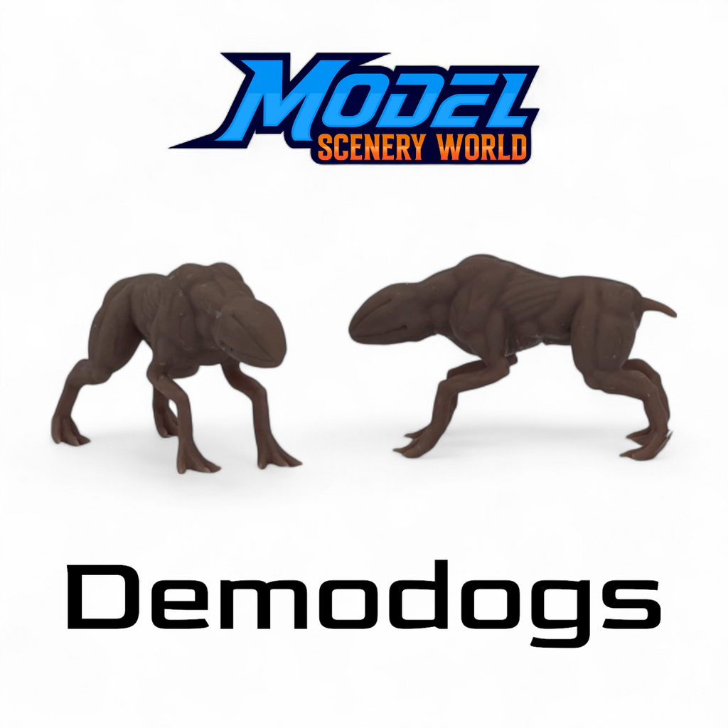 Demodogs (2pk) - HO Scale - Gray | Model Scenery World