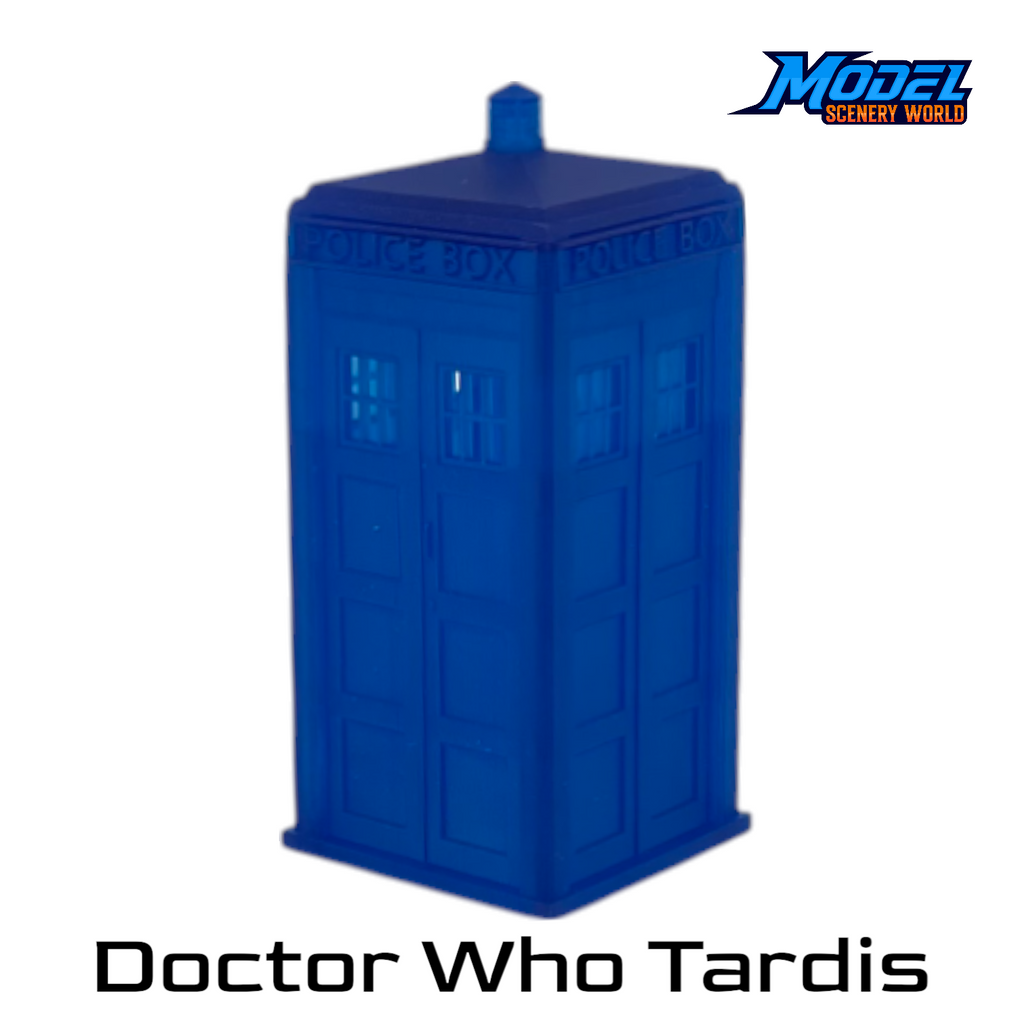 Dr. Who Tardis - S Scale - Blue | Model Scenery World