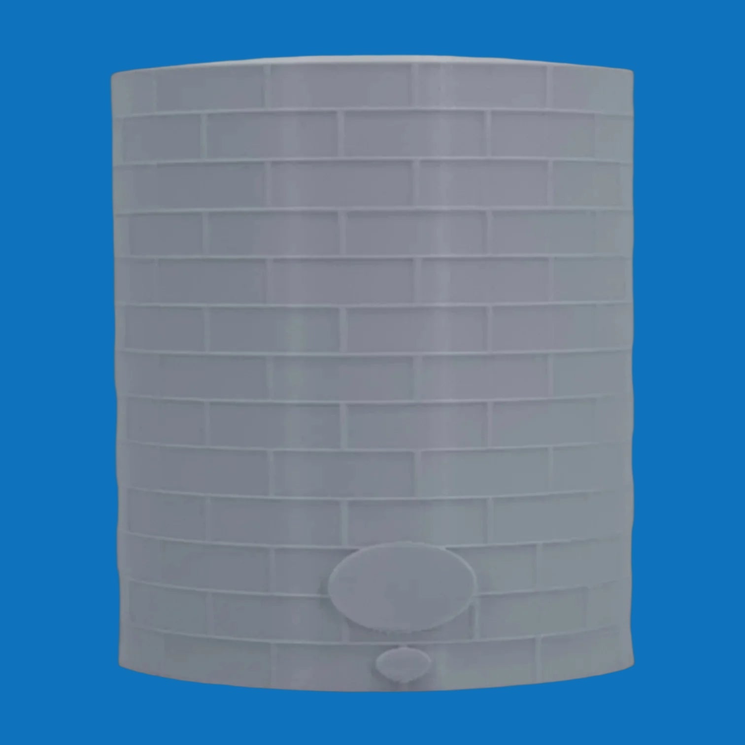 Tall Oil or Fuel Tank - HO Scale - White | Model Scenery World