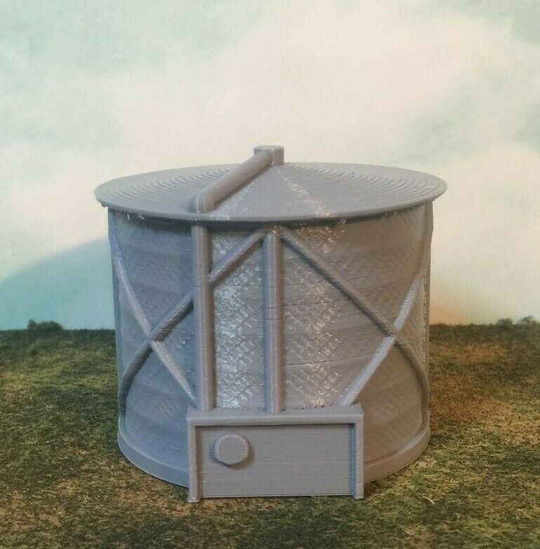 (2) Small FUEL TANKS - T Gauge 1:450 Scale - Tank Fully Assembled ...