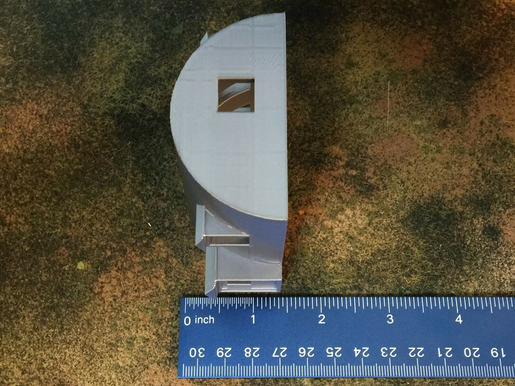 QUONSET OFFICE Building - HO Scale - 1:87 Military or Farm Cluster - B ...